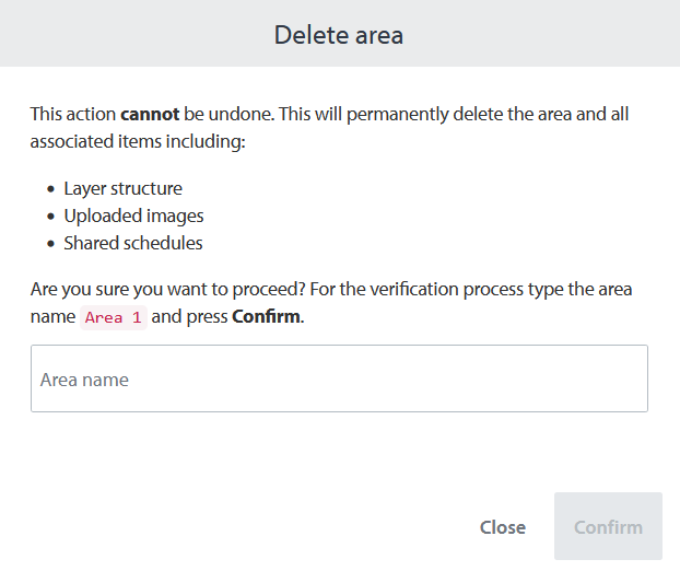 Area details – Leanheat® Monitor