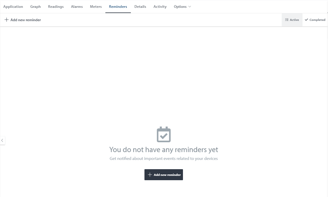 Reminders – Leanheat® Monitor