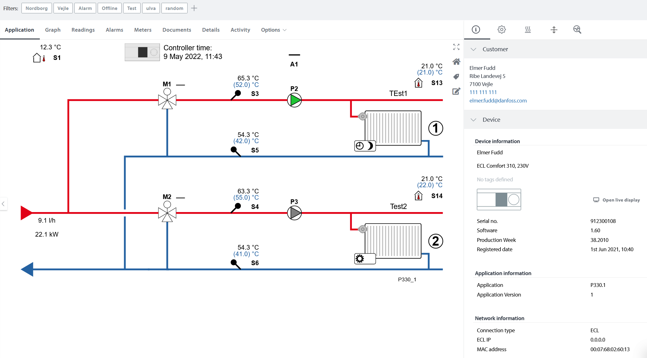 Device information overview – Leanheat® Monitor